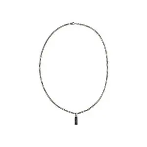 Gucci Enamel Pendant Necklace - Silver
