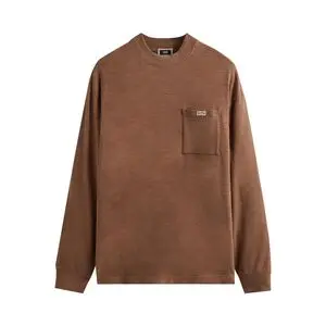 Kith Long-sleeve Mock Neck Pocket T-shirt - Tan