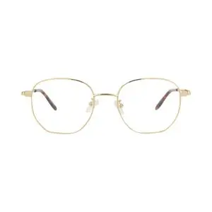 Alexander McQueen Round-frame Optical Frames - Gold