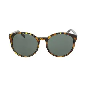 Saint Laurent Round-frame Acetate Sunglasses - Grey