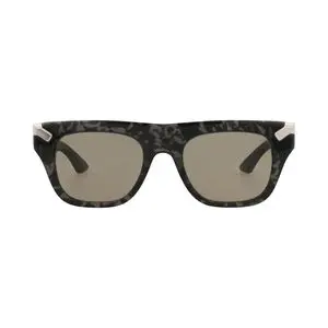 Alexander McQueen Square-frame Recycled Acetate Sunglasses - Multicolor