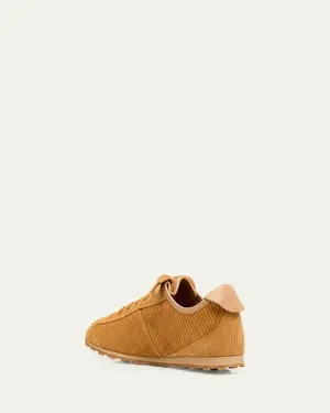 Jacquemus Les Tennis Stripe Suede Low-top Sneakers