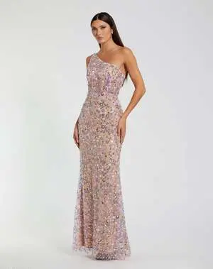 Mac Duggal Floral Embellished Gown