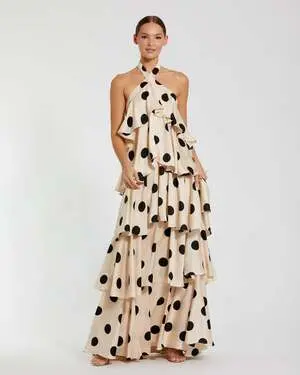 Polka Dots Evening Dresses