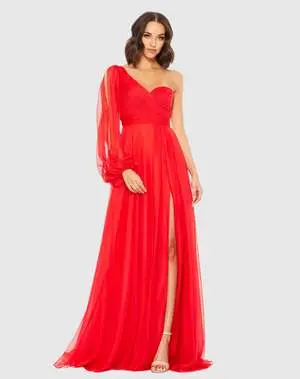 Red Chiffon Dresses