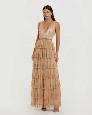 Tiered Evening Dresses