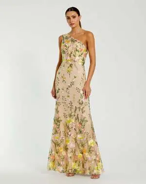 Floral Detail Evening Dresses