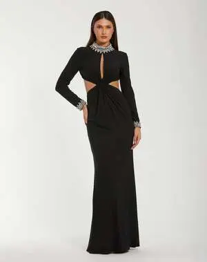 Mac Duggal Mock Neck Evening Dresses