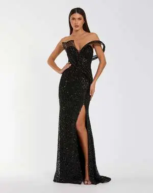 Mac Duggal Tie Detailed Evening Dresses