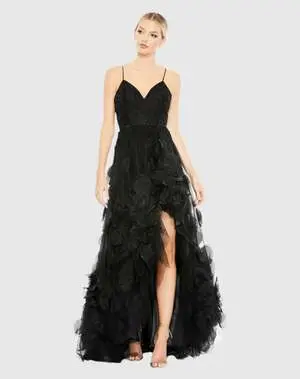 Layered Lace Evening Gowns