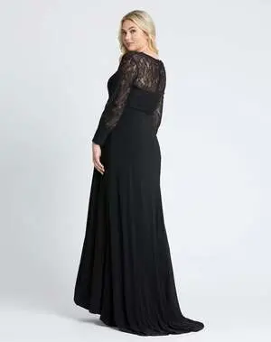 Mac Duggal Sequin Lace Evening Gown