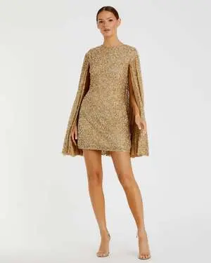 Women's Long Sleeve Sequin Mini Dresses