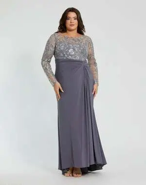 Sheer Scoop Neck Maxi Top