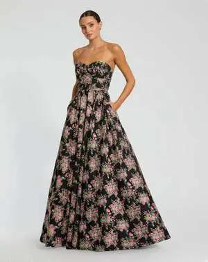 Strapless Ballgowns with Pockets