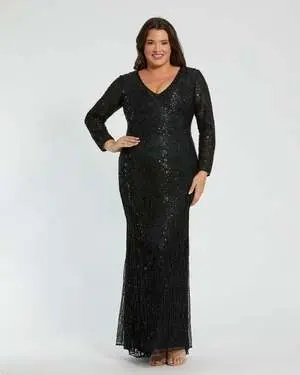 Women's Beaded Fringe Gowns