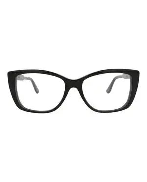 Bottega Veneta Acetate Cat Eye Optical Frames - Black Black Transparent (bv0183o/30002479/001)