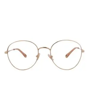 Chloé Round-Frame Metal Optical Frames Gold Gold Transparent (ch0021oa/30009911/002)