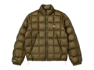 StÜssy Midweight Puffer Jacket - Olive