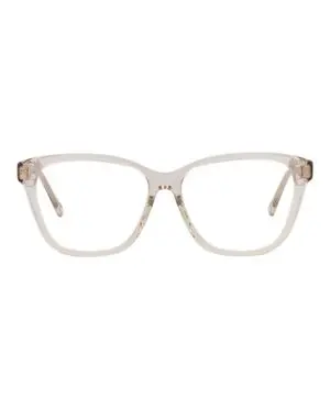 Chloé Square Frame Optical Frames Pink Pink Transparent (ch0084oa/30012842/003)