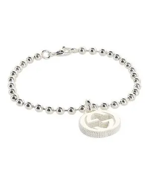 Gucci Interlocking G Charm Bracelet - Silver
