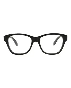 Alexander McQueen Square-Frame Acetate Optical Frames Black Black Transparent (am0306o/30010888/001)