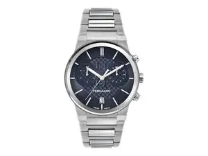 FERRAGAMO Sapphire Chrono Watch - Stainless Steel