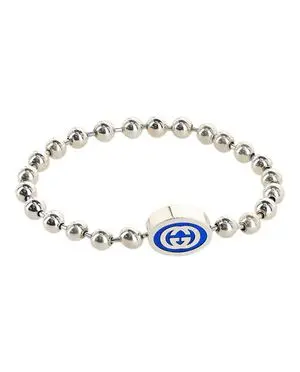 Gucci Interlocking G Boule Chain Bracelet - Silver