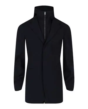 Givenchy Single-breasted Layered Hooded Vest Set