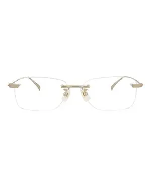 Dunhill Square Frame Titanium Optical Frames - Gold Gold Transparent (du0010oj/30009695/004)