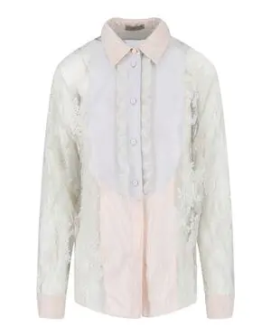 Bottega Veneta Lace Patterned Blouse