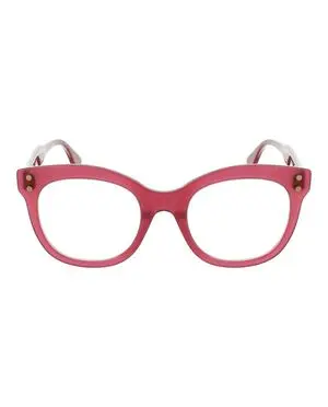 Bottega Veneta Acetate Optical Cat Eyeframe - Pink Crystal Transparent (bv0241o/30006517/003)