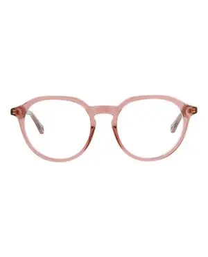 Chloé Round-frame Bio-acetate Optical Frames - Pink Pink Transparent (ch0012o/30009838/006)