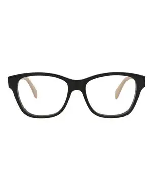 ALEXANDER MCQUEEN Square Frame Acetate Optical Frames