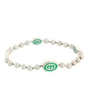 Gucci Interlocking G Boule Chain Bracelet - Silver