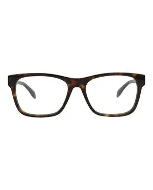 Alexander McQueen Square-Frame Acetate Optical Frames Havana Havana Transparent (am0307o/30010911/002)