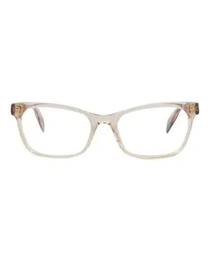 Alexander McQueen Acetate Square Frame Optical Eyeglasses - Pink Avana Transparent (am0149o/30002607/007)