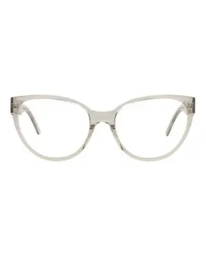 Balenciaga Acetate Cat Eye Optical Frames Beige Beige Transparent (bb0064o/30008234/006)