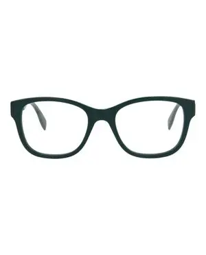 Alexander McQueen Square-frame Acetate Optical Frames - Green Green Transparent (am0350o/30012328/003)