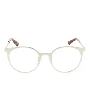 Balenciaga Round-frame Metal Optical Frames - Gold Gold Transparent (bb0084o/30008407/002)