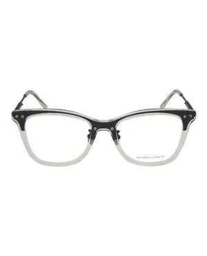 Bottega Veneta Acetate Optical Frames - Crystal Black Transparent (bv0145o/30001690/001)