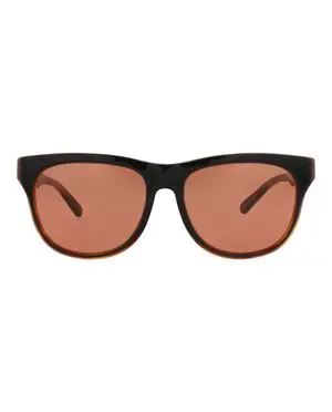 Gucci Square Frame Acetate Sunglasses - Black Black Orange (gg0980s/30011204/002)