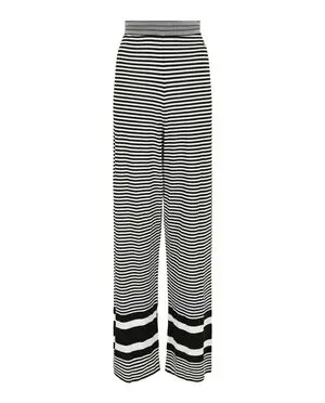 FERRAGAMO Striped Knit Pants