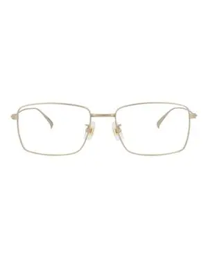 Dunhill Square Frame Titanium Optical Frames - Gold Gold Transparent (du0006o/30009683/004)