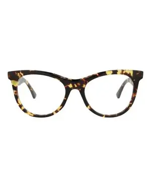 Bottega Veneta Round-frame Acetate Optical Frames - Havana Havana Transparent (bv1064o/30009035/002)