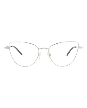 Alexander McQueen Cat Eye Optical Frames - Ruthenium Ruthenium Transparent (am0268o/30008678/001)