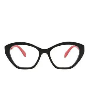 Alexander McQueen Acetate Optical Frames - Black Black Transparent (am0360o/30012342/003)