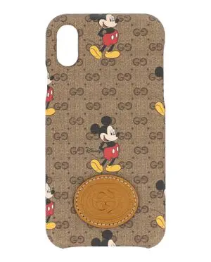 Gucci Gg Supreme Mickey Iphone X/xs Case - Brown