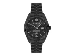 Philipp Plein Date Superlative Crystal Watch - Stainless Steel