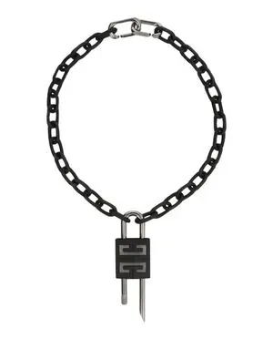Givenchy 4g Padlock Necklace - Black