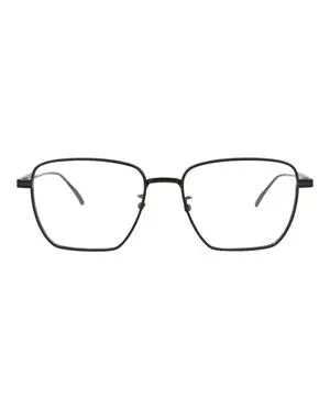 Bottega Veneta Square-frame Metal Optical Frames - Black Black Transparent (bv1015o/30008307/001)
